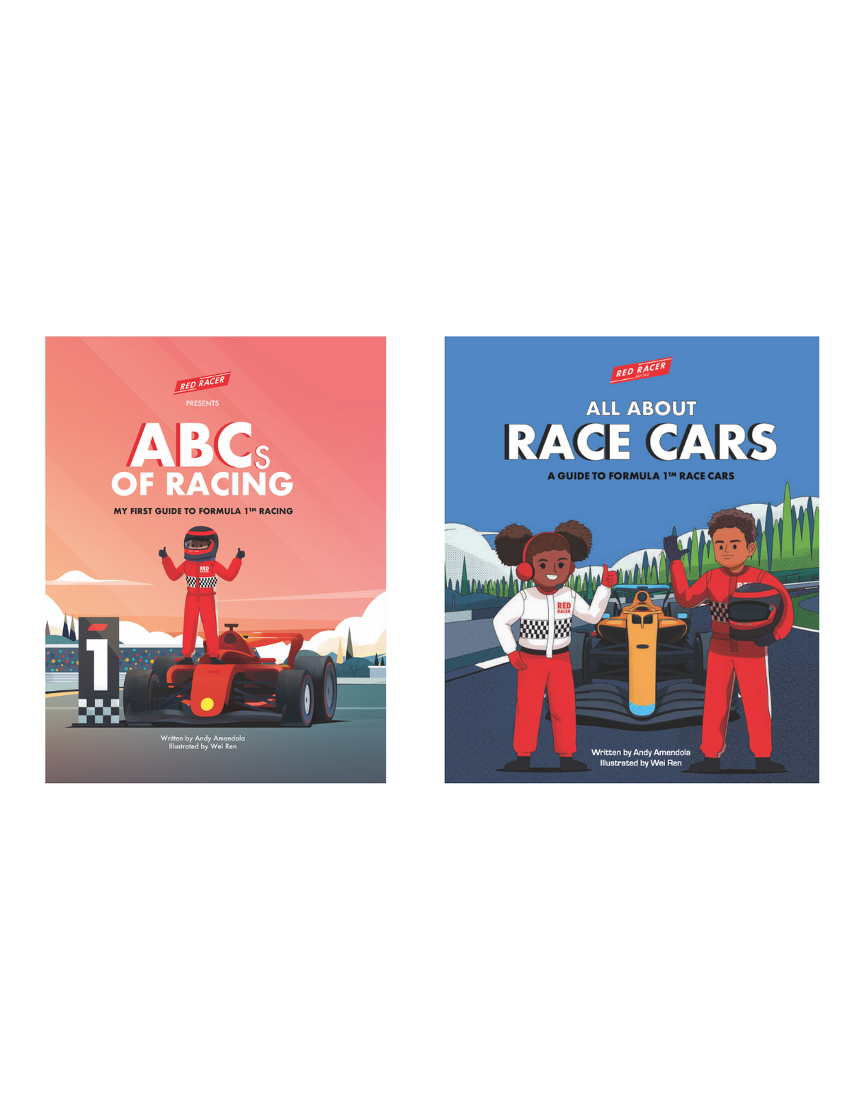 Red Racer Books Best F1 kids books about Formula 1 Racing and cars