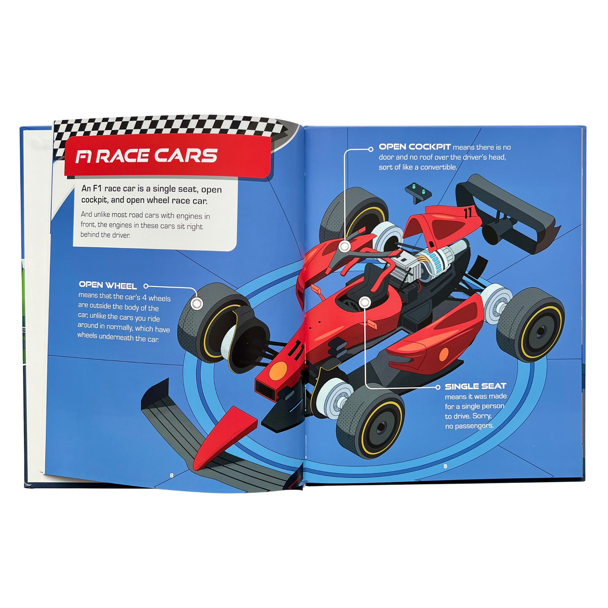 All About Race Cars A Guide To Formula 1 Race Cars Hardcover Red
