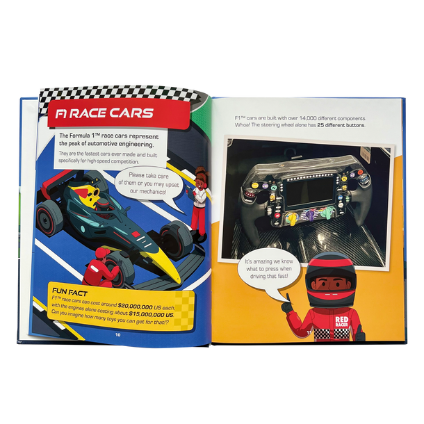 All About Race Cars - A Guide to Formula 1 Race Cars (Hardcover) – Red ...