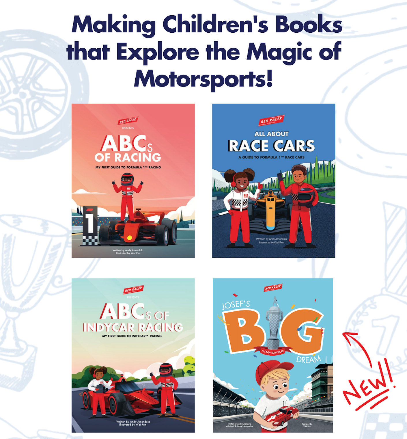 Red Racer Books Best F1 kids books about Formula 1 Racing and cars