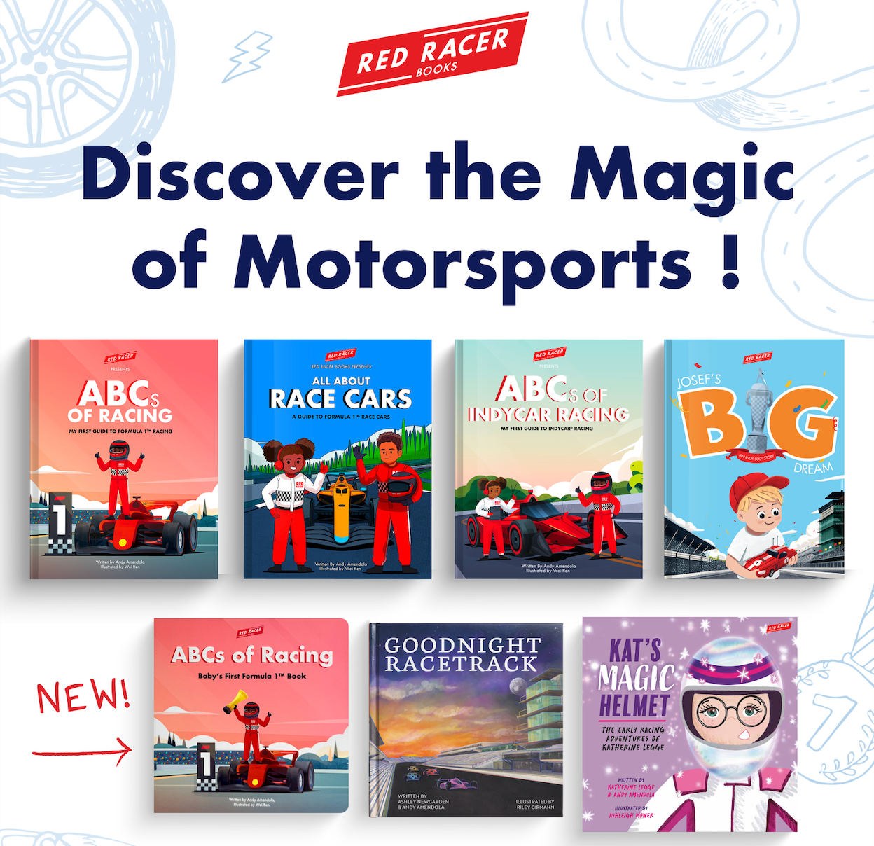 Red Racer Books Best F1 kids books about Formula 1 Racing and cars