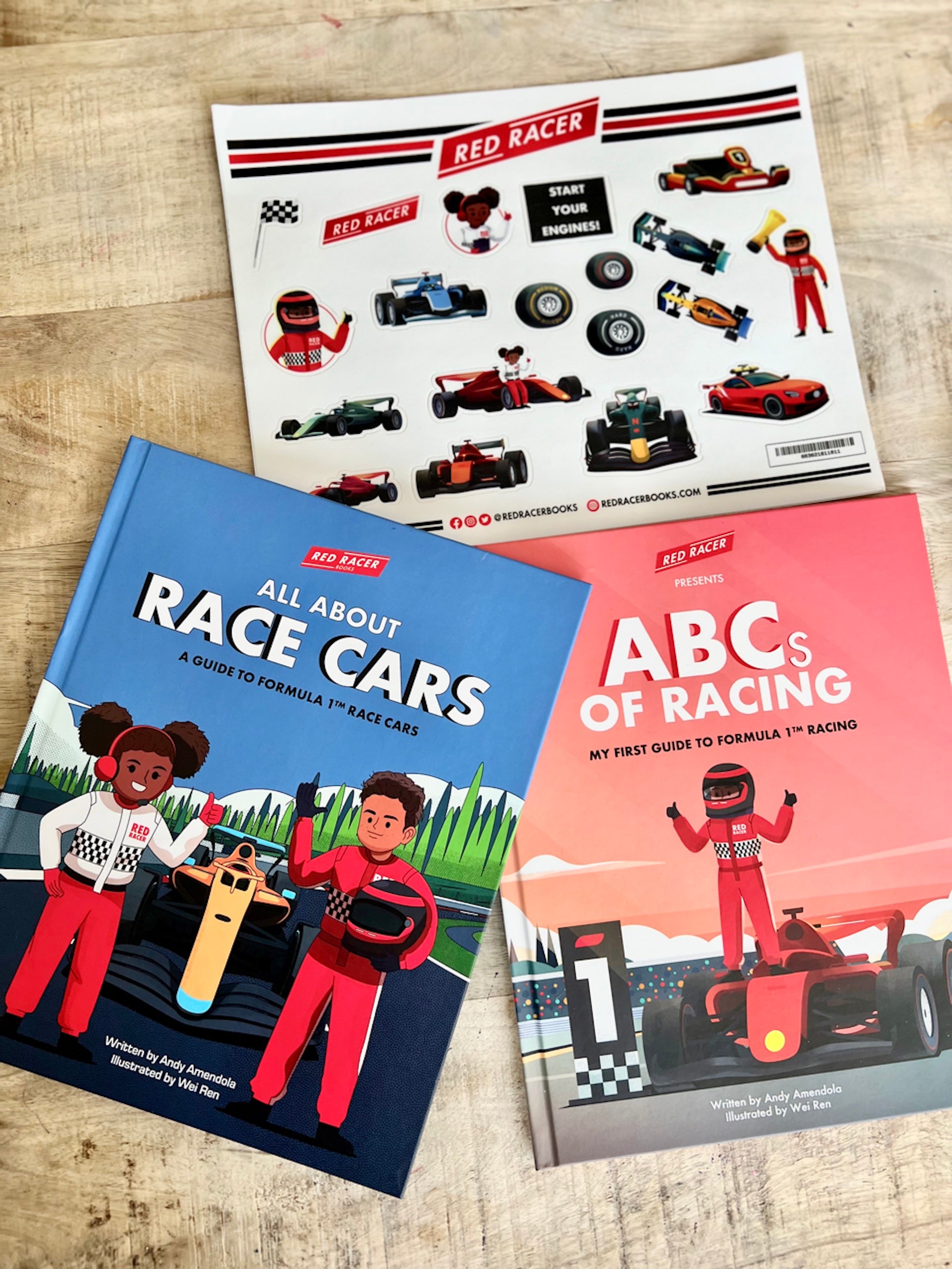 Red Racer Books Best F1 kids books about Formula 1 Racing and cars